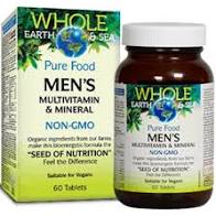 Men's Multivitamin and Mineral 60 tablets | Lighten Up Shop